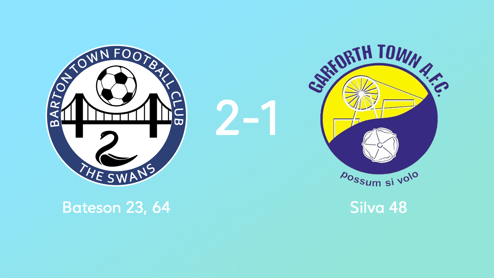 Bateson brace secures first Swans win - Barton Town FC