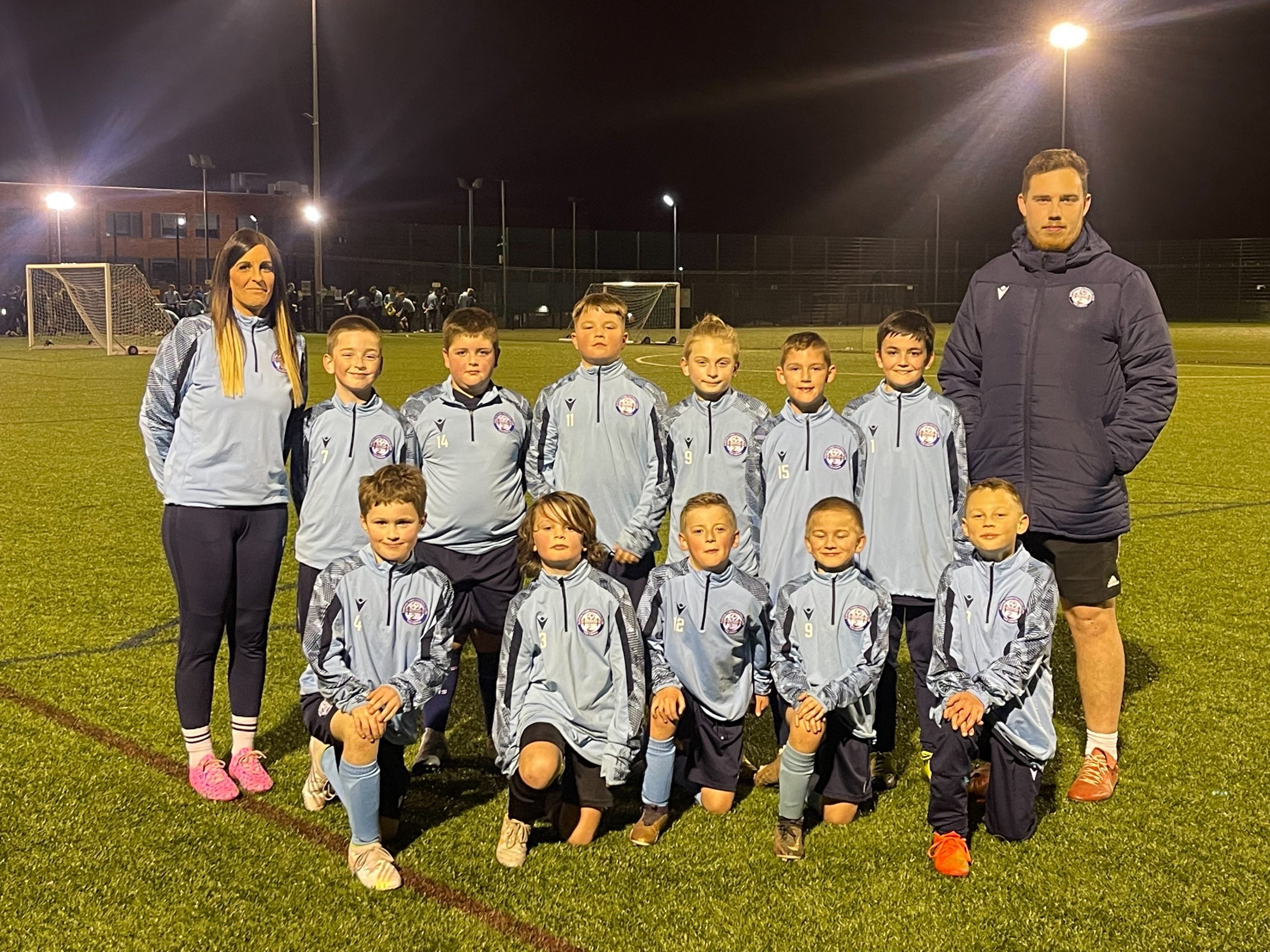 Under 10's in bruising battle at App Frod Saints